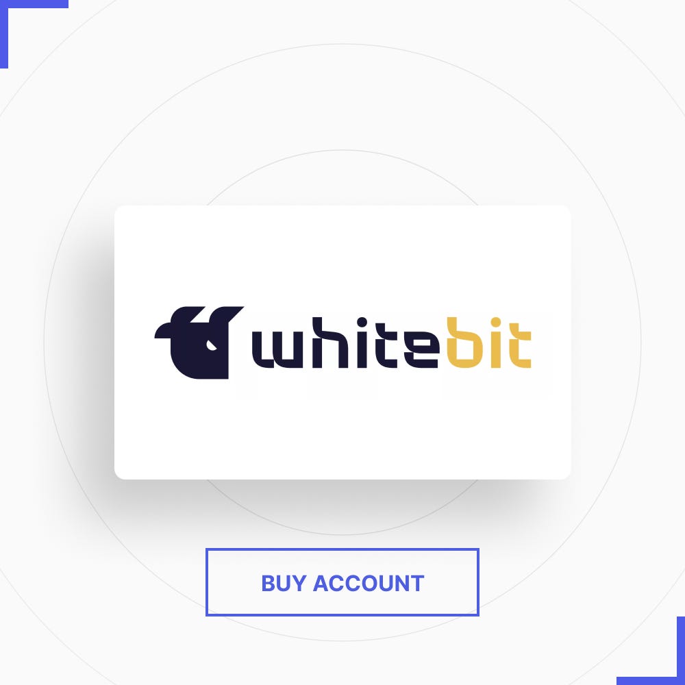 Buy WhiteBIT Verified Account | Medium