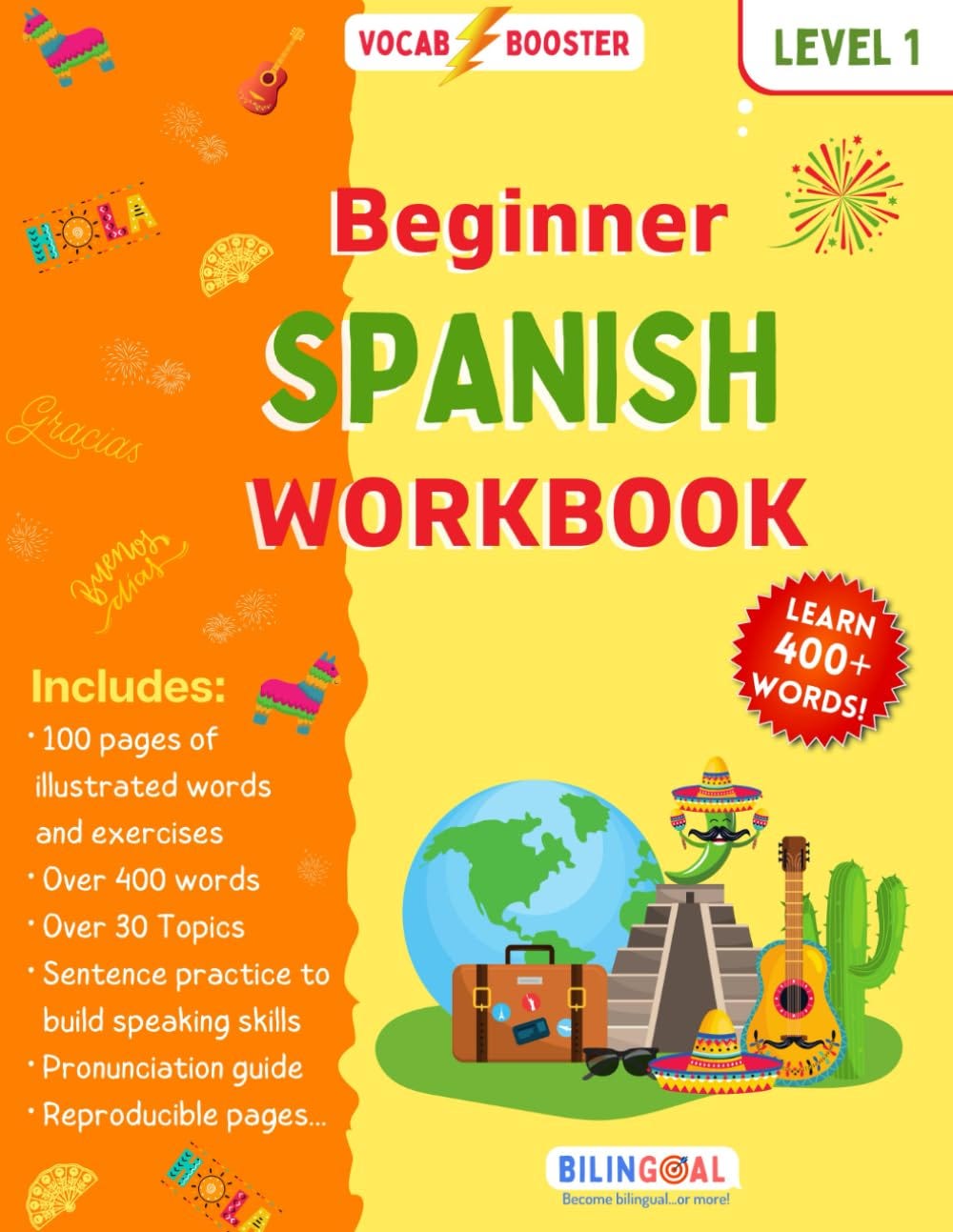 [DOWNLOAD][BEST]} Beginner Spanish Workbook: Learn over 400 words ...