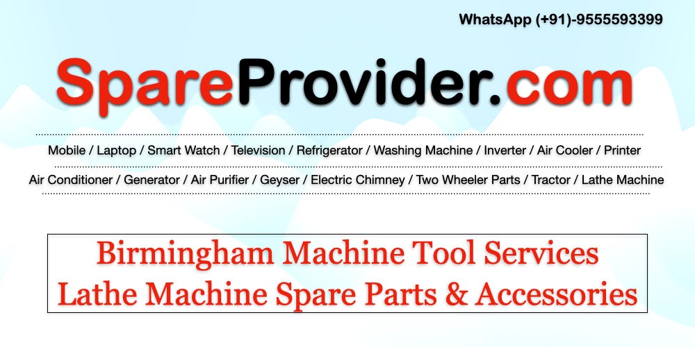 Birmingham Machine Tool Services Lathe Machine Spare Parts ...