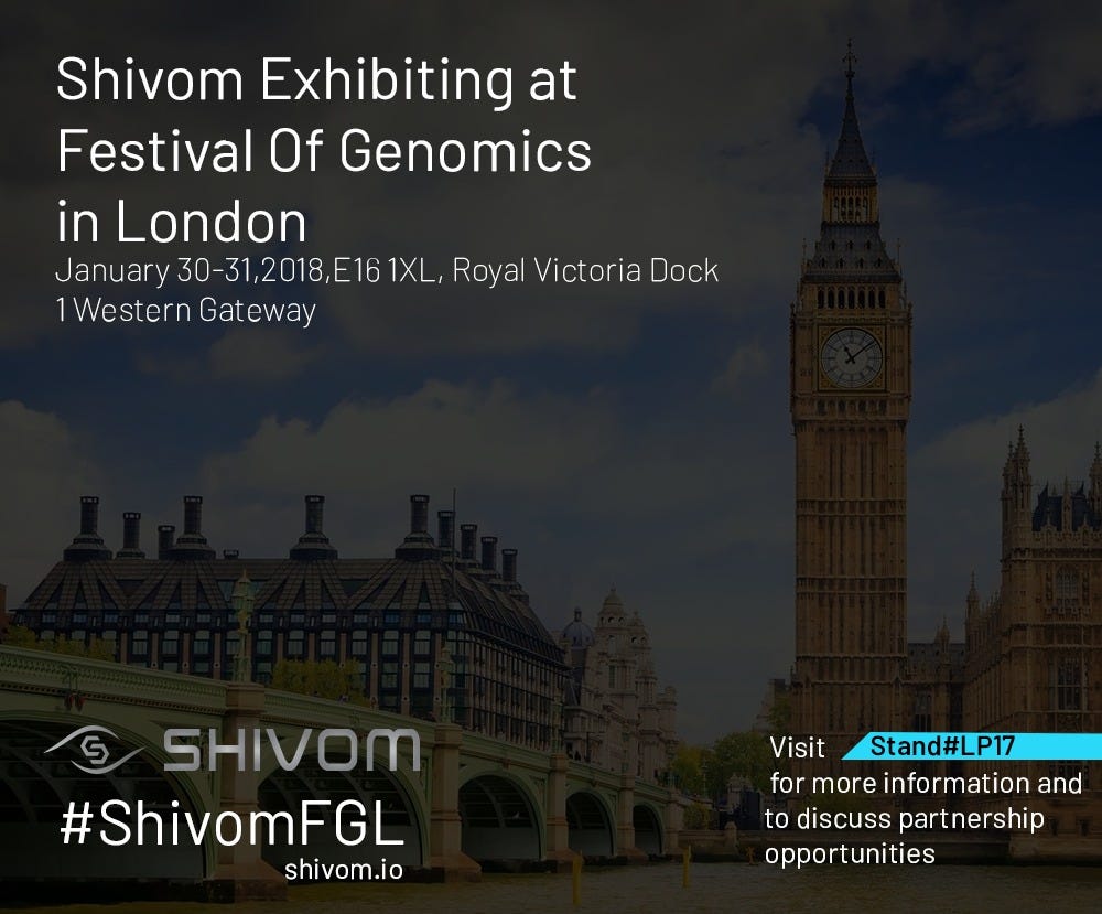 Shivom at Festival of Genomics in London: The Landmark in the Journey ...