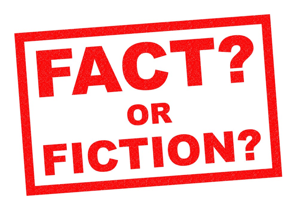Fact or Fiction? Can You Pick the Right One? | by Daniel Ganninger ...