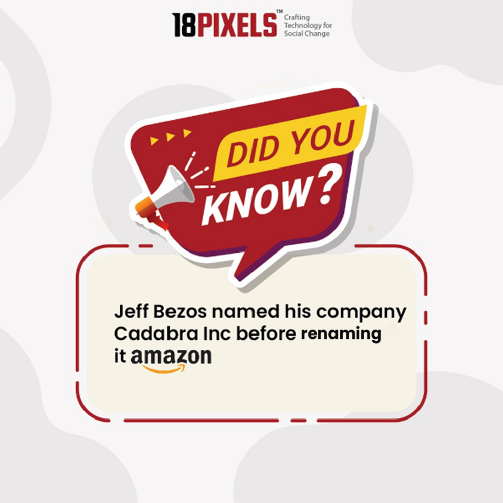 Did you know? Jeff Bezos initially named his company Cadabra Inc before ...