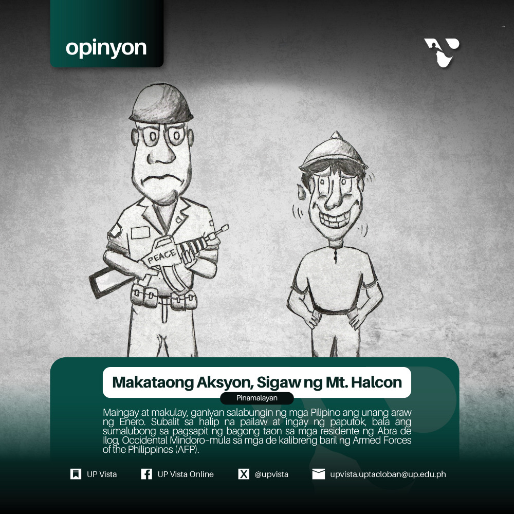 OPINYON | Makataong Aksyon, Sigaw ng Mt. Halcon | by UP Vista | Jan ...