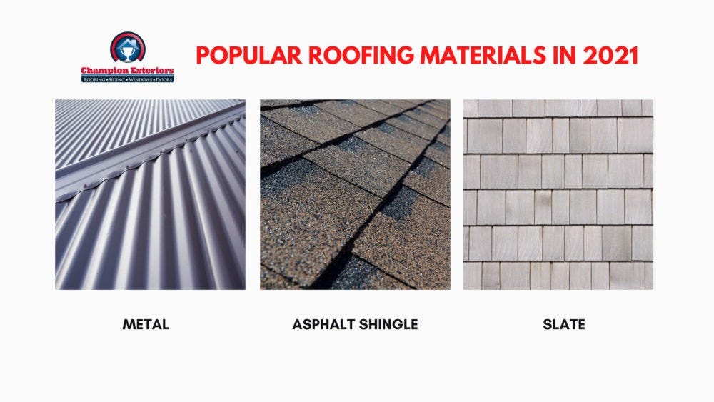 How To Choose The Right Roofing Materials For Your Home - Champion ...