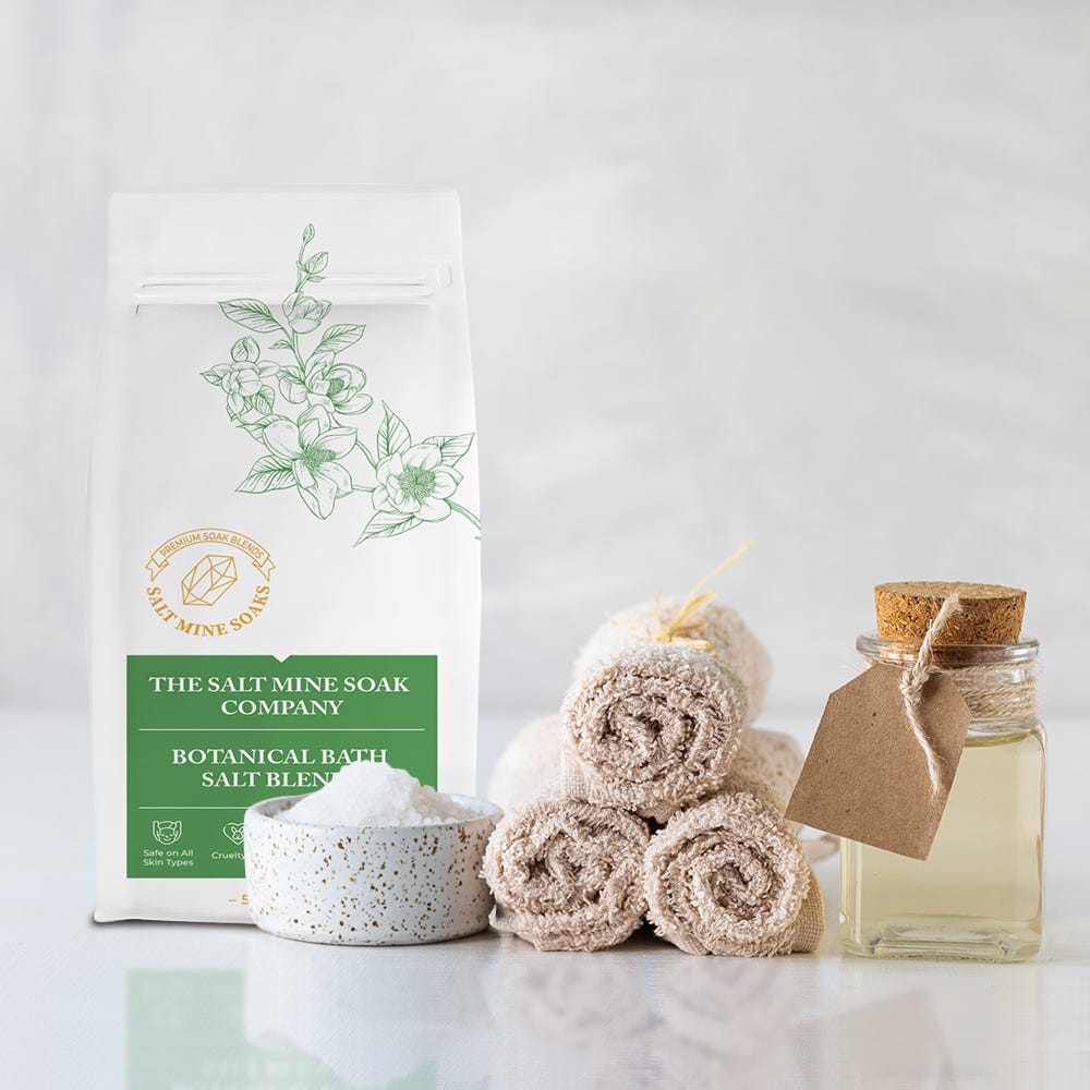 Bath Salt Soaks — Salt Mine Bath Soaks - Midwest Sea Salt Company - Medium