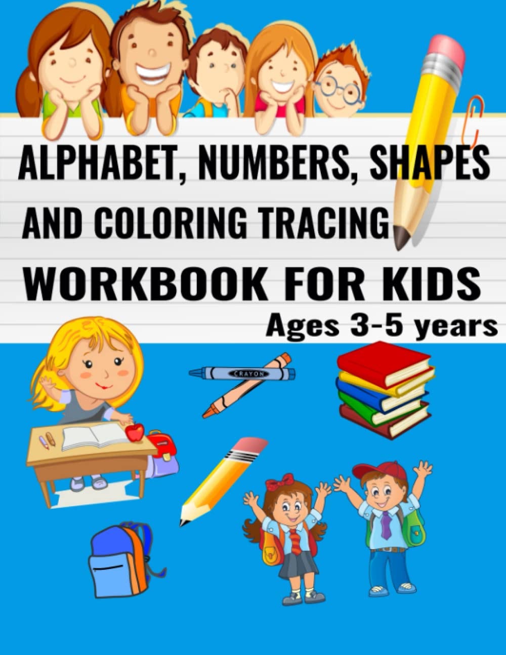[READ][BEST]} Alphabet, Numbers, Shapes And Coloring Tracing Workbook ...