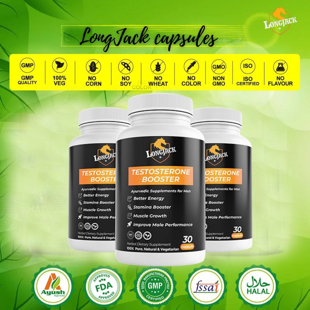 Cure Premature Ejaculation with LongJack Plus - Sizebooster Capsule ...