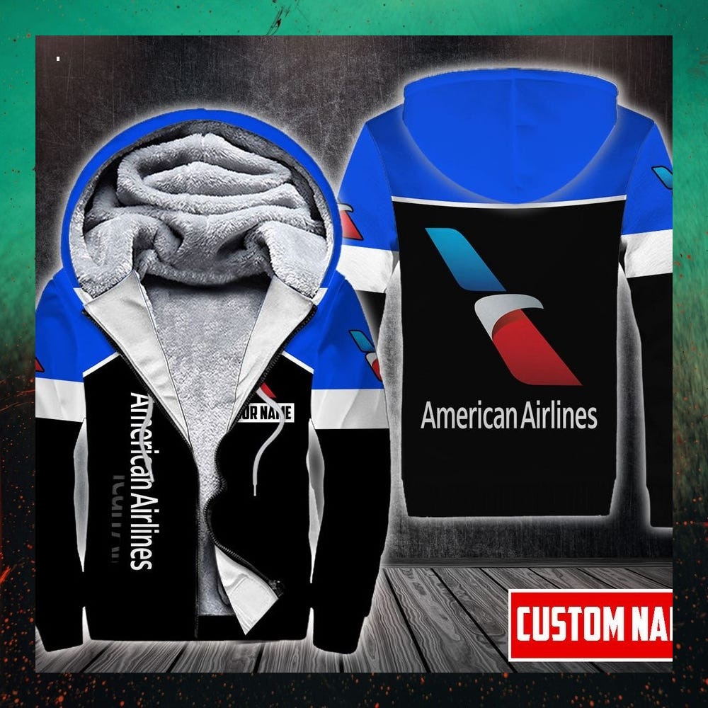 American Airlines CUSTOM Fleece Hoodie | by Astarstyle Worldwide | Apr ...