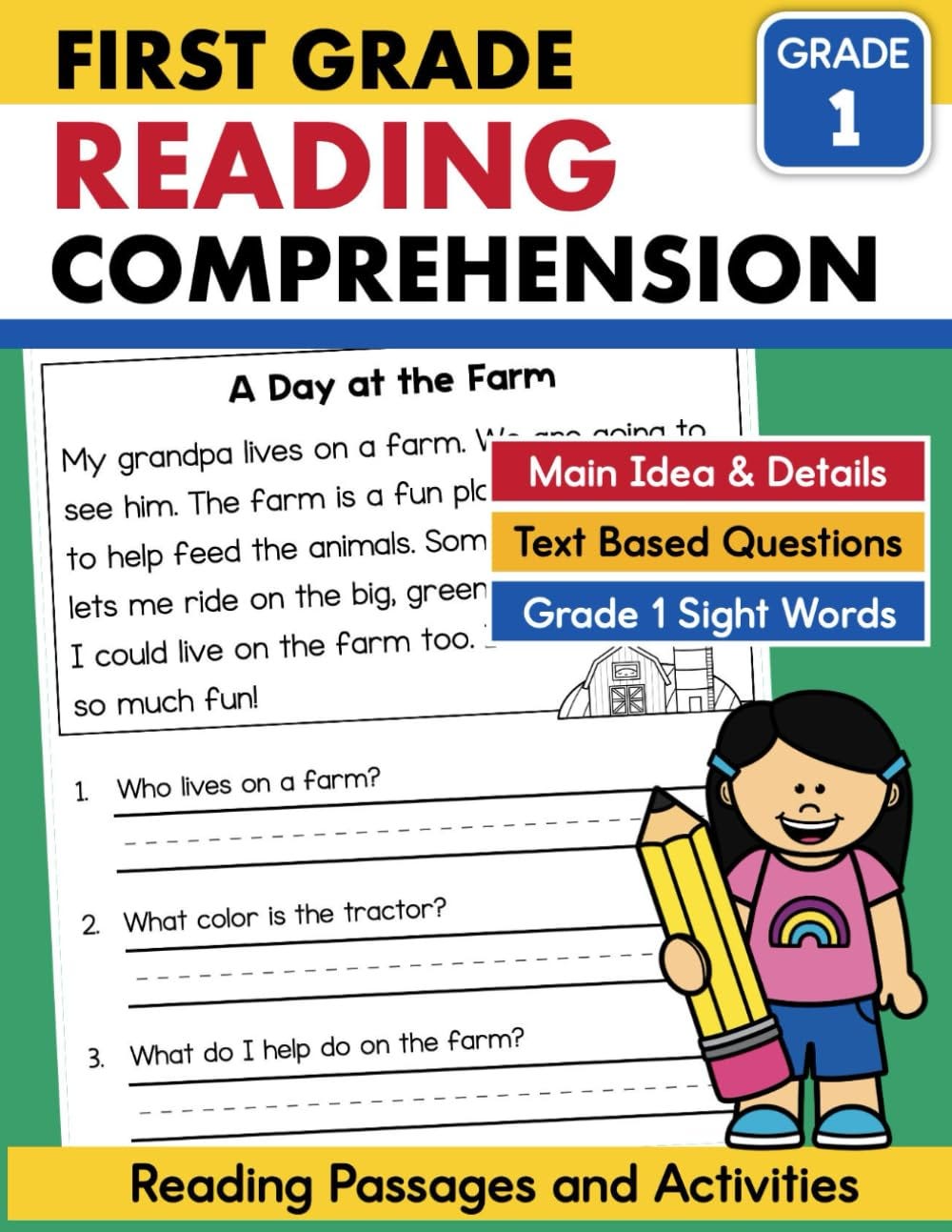 [READ] 1st Grade Reading Comprehension Passages and Activities Workbook ...