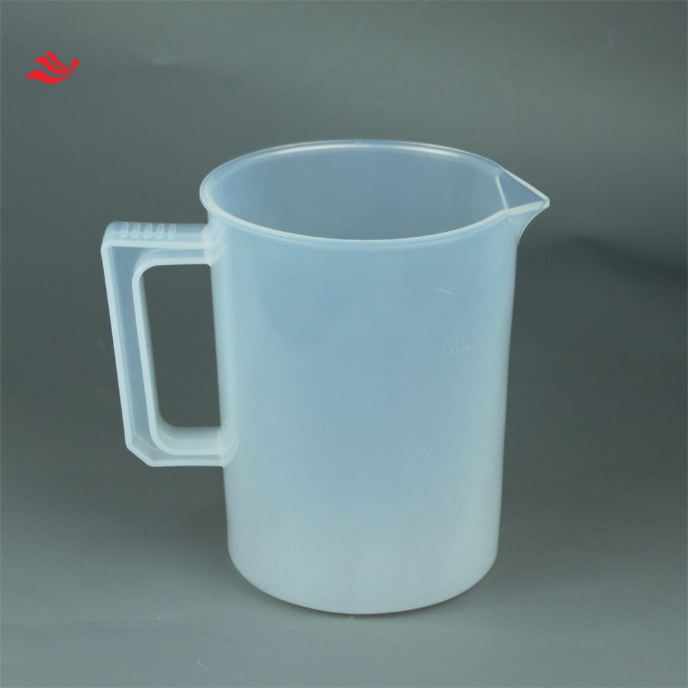 PFA beaker with handle — -The product is used in high-end experiments such as trace analysis and ...