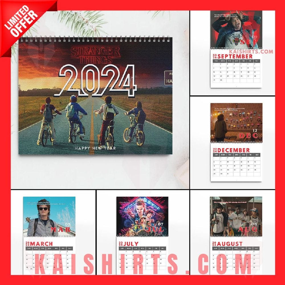 Stranger Things 2024 Wall Hanging Calendar | by Eyamtigresz | Jan, 2024 ...