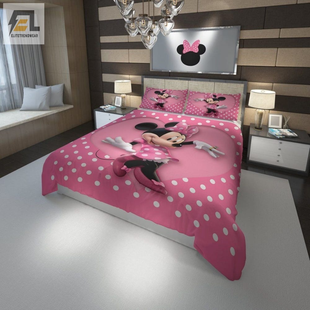 Minnie Mouse 3D Customized Bedding Sets Duvet Cover Bedlinen Bed Set ...