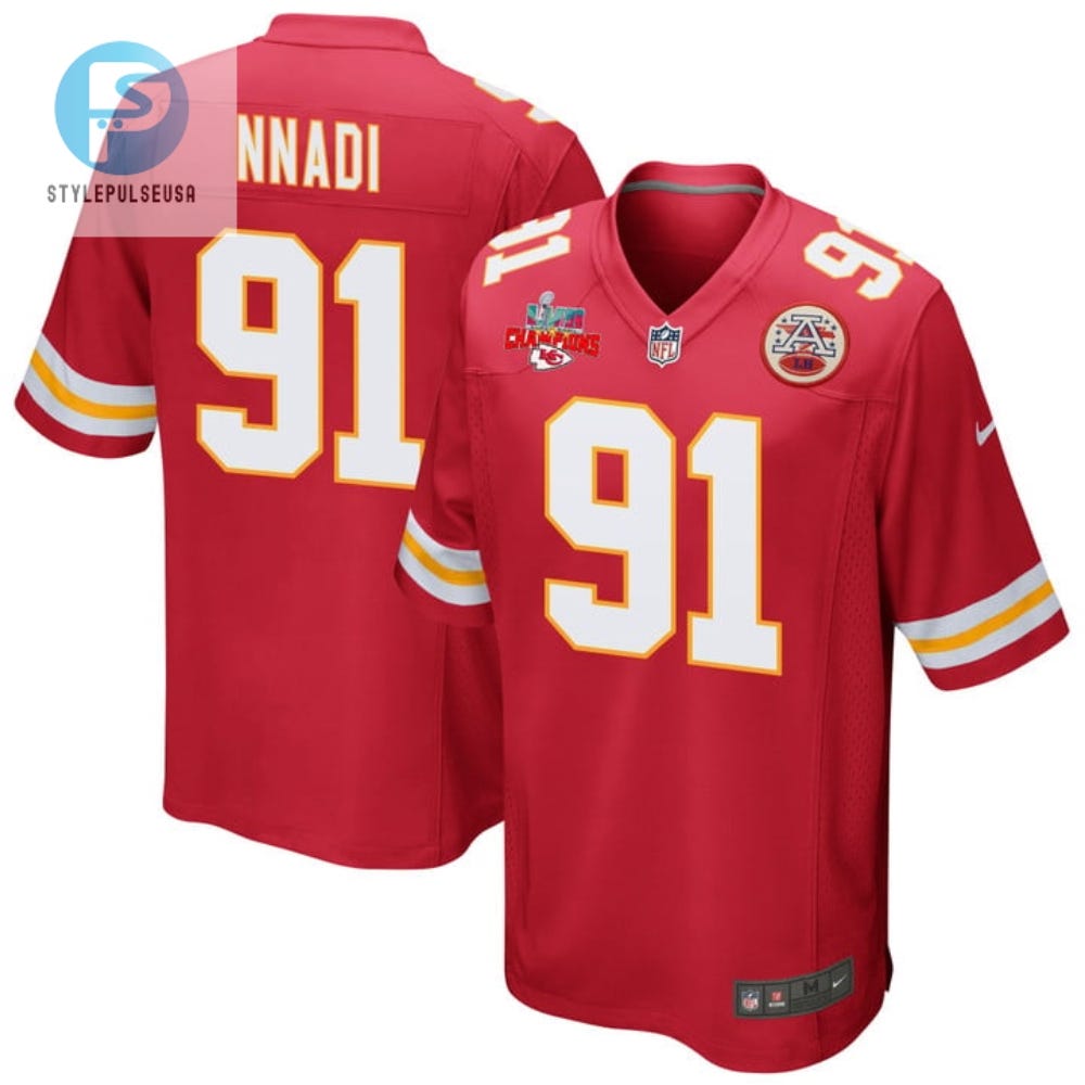 Derrick Nnadi 91 Kansas City Chiefs Super Bowl Lvii Champions 3 Stars ...