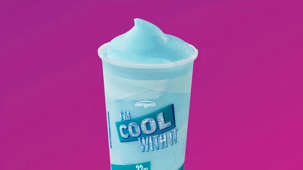 The ultimate AMPM Slurpee taste test | by andre | Medium