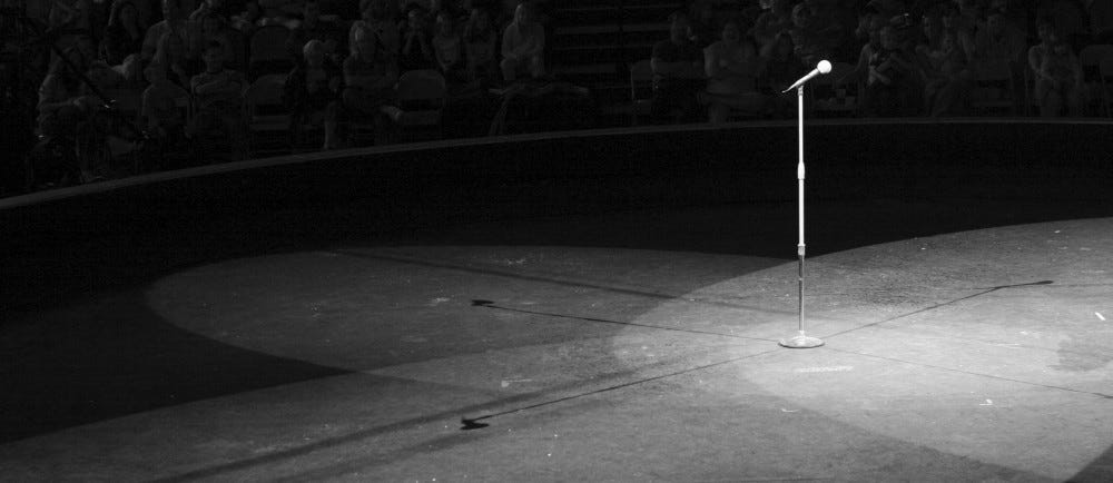 A Pressing Question. You have command of the stage. The… | by Robert ...