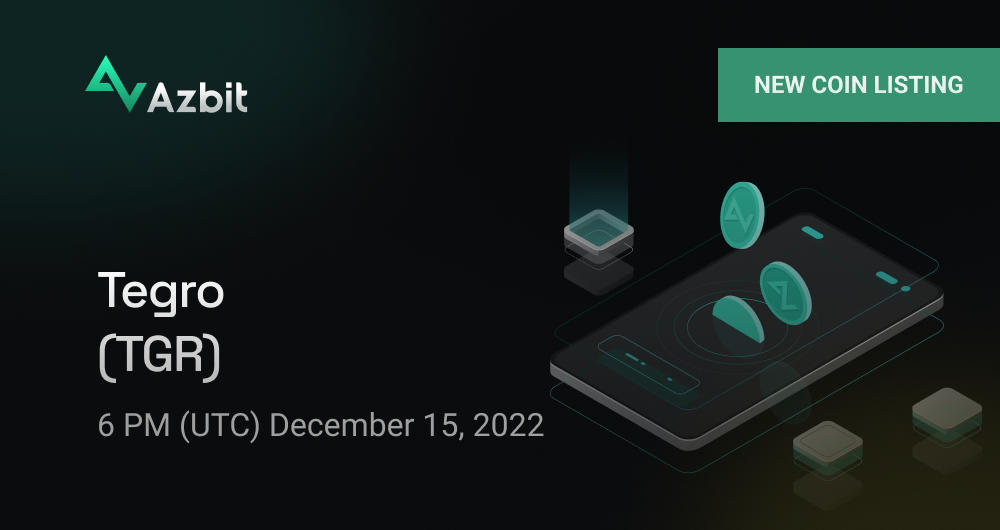 Listing Alert: TGR. The Tegro team has been developing… | by Azbit ...
