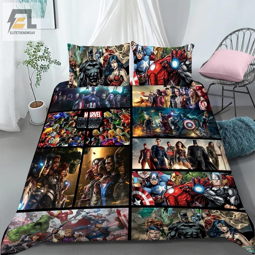 Marvel And Dc Bedding Set V2. If you’re a fan of Marvel and DC… | by ...