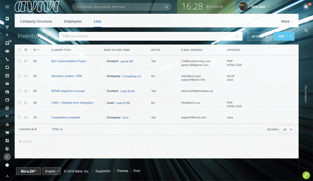 Group edit mode for custom fields in the Bitrix24 List view | by ...