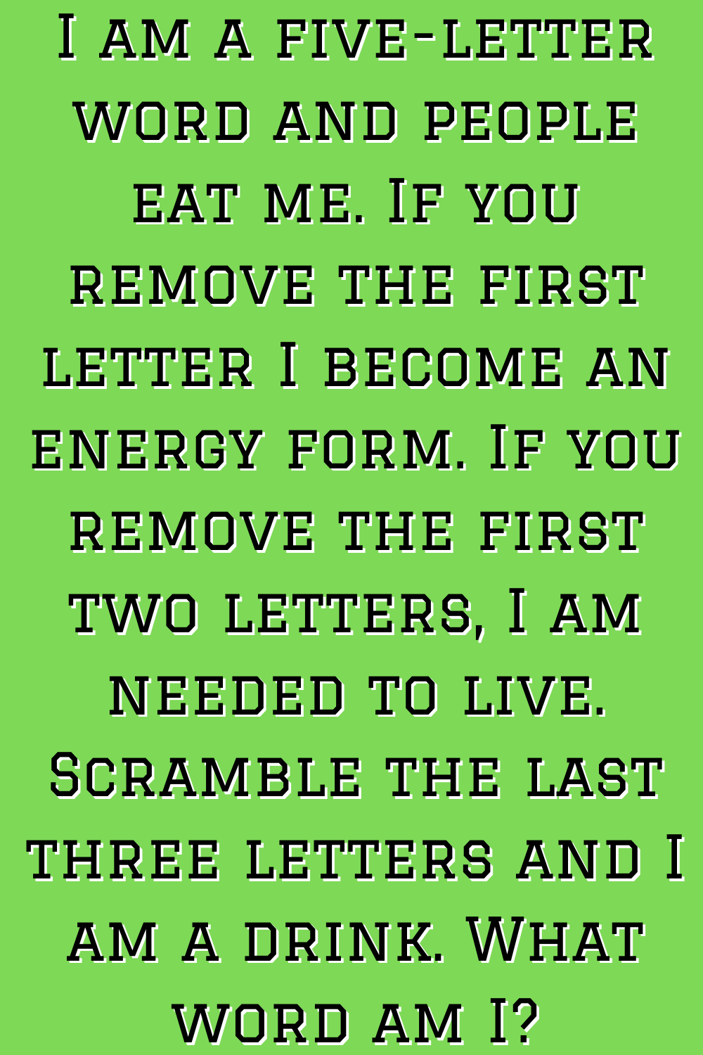 I Am AFive-Letter Word And People Eat Me. - Austin Reviews! - Medium