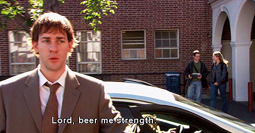 Jim Halpert Shrug Gif