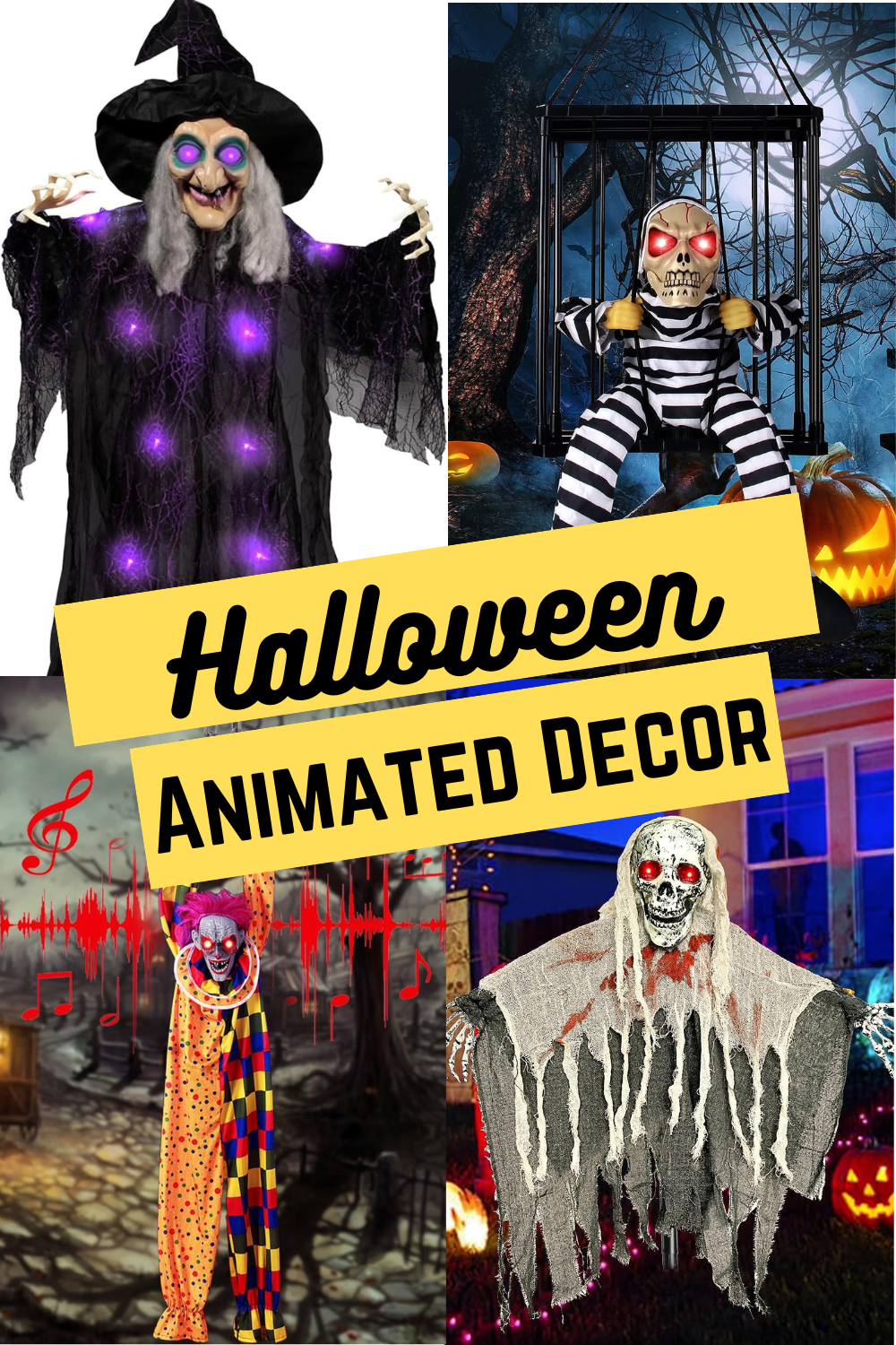 Halloween Animated Decor: Spine-Tingling Scares and Thrills | by Design ...