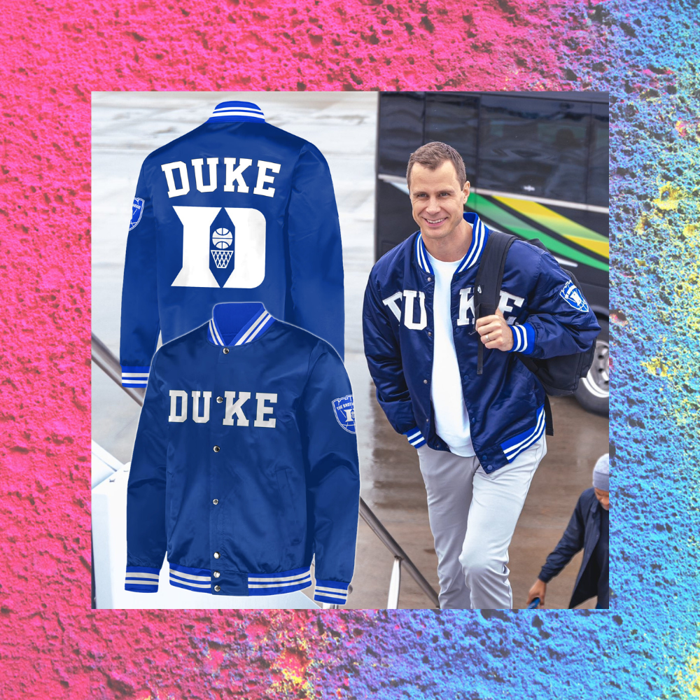 Jon ScheyerJon Scheyer Duke Blue Devils men’s basketball Bomber Jacket ...