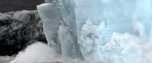 Melting Glaciers Gif