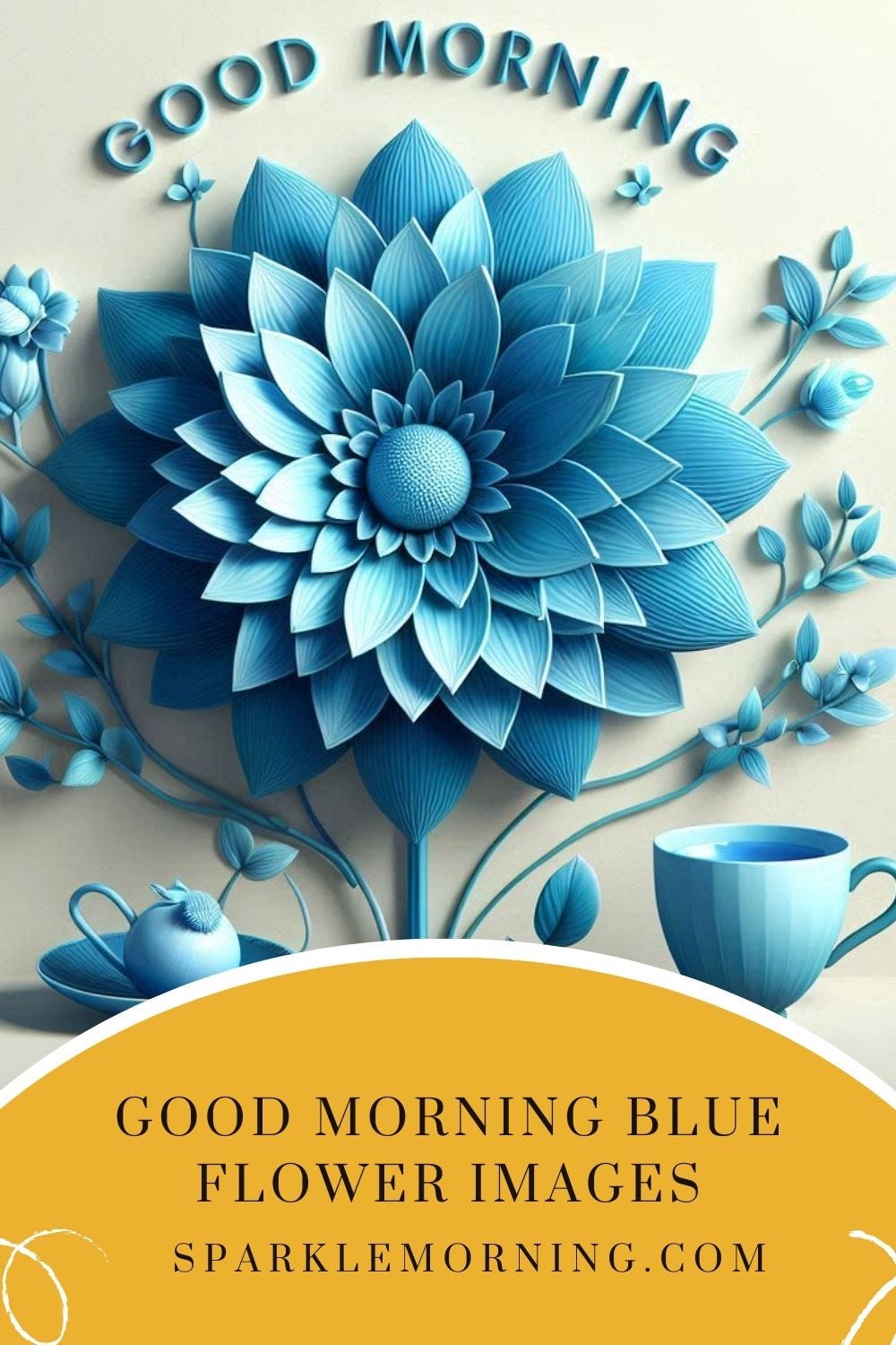 How to start a morning without blue flowers? Morning with blue flowers ...