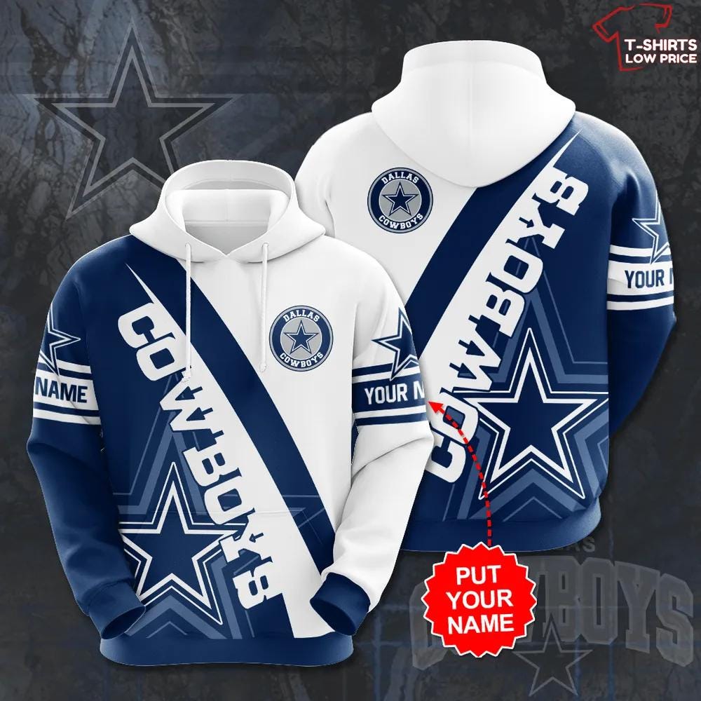 Personalized Dallas Cowboys Nfl 3D Hoodie For Men Women | by Rafael ...