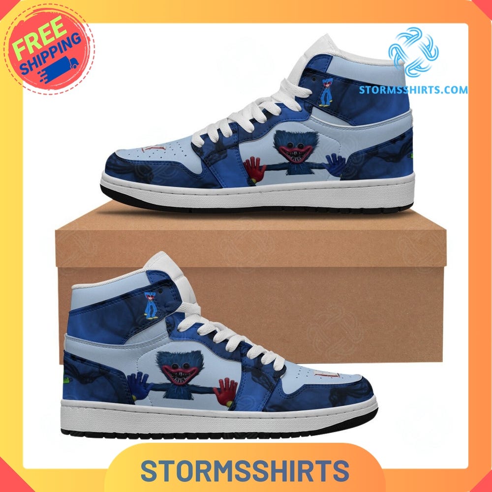 Huggy Wuggy Poppy Playtime Air Jordan 1 Shoes | by Aasemherpy | Medium