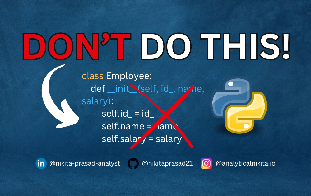 10 Ways to Write Better Python Codes | by Nikita Prasad | Level Up Coding