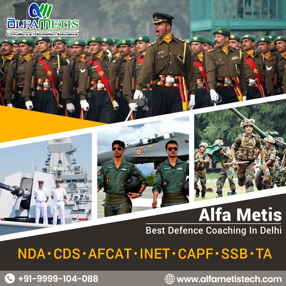 Best NDA Coaching Centre in Delhi | by Alfa Metis | Medium