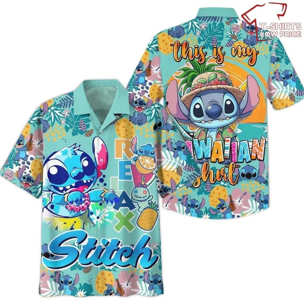 Stitch Relax This Is My Hawaiian Shirt | by Maddison Hamilton | May ...