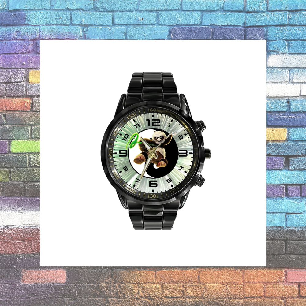 Kung Fu Panda Po Stainless Steel Watch - kavashirtstore - Medium
