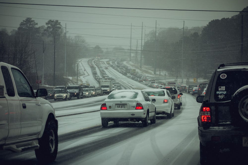 My Atlanta Snowpocalypse commute on mass transit | by Alison Fox | Medium