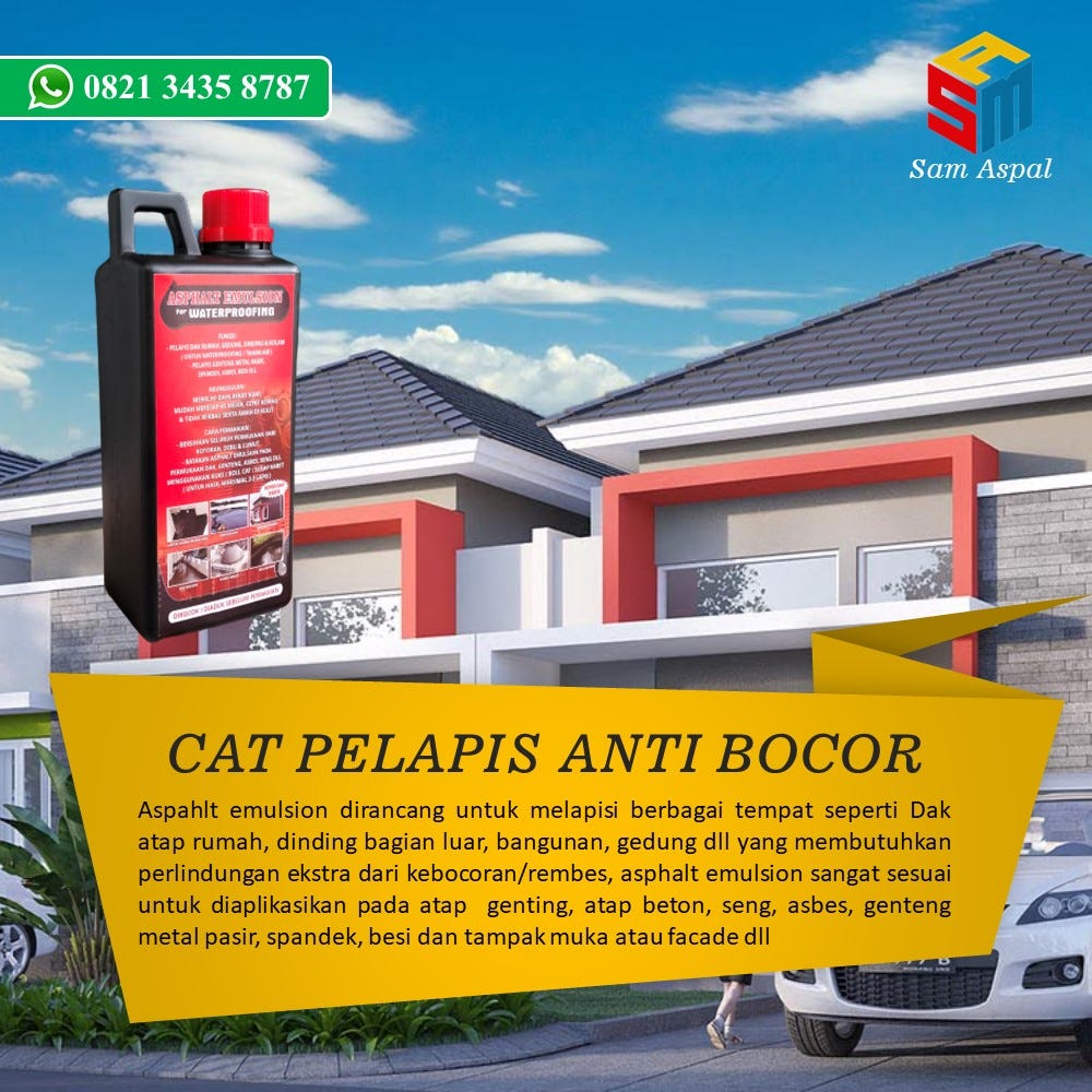 CAT ANTI BOCOR YANG TERBAIK SAAT INI ASPAL CAIR | by Cat Anti Bocor ...