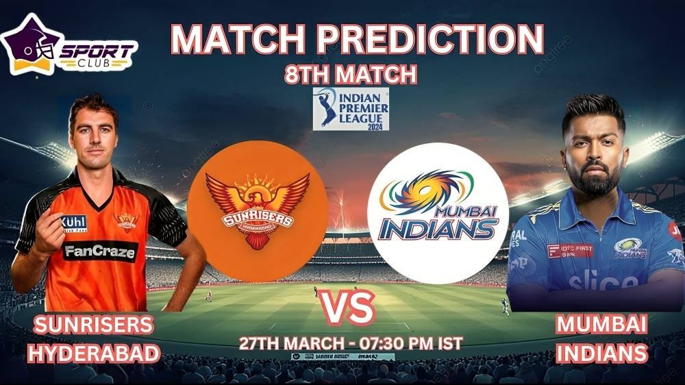 IPL 2024: SRH vs MI Dream11 Prediction, Sunrisers Hyderabad vs Mumbai Indians, 8th Match, Pitch ...