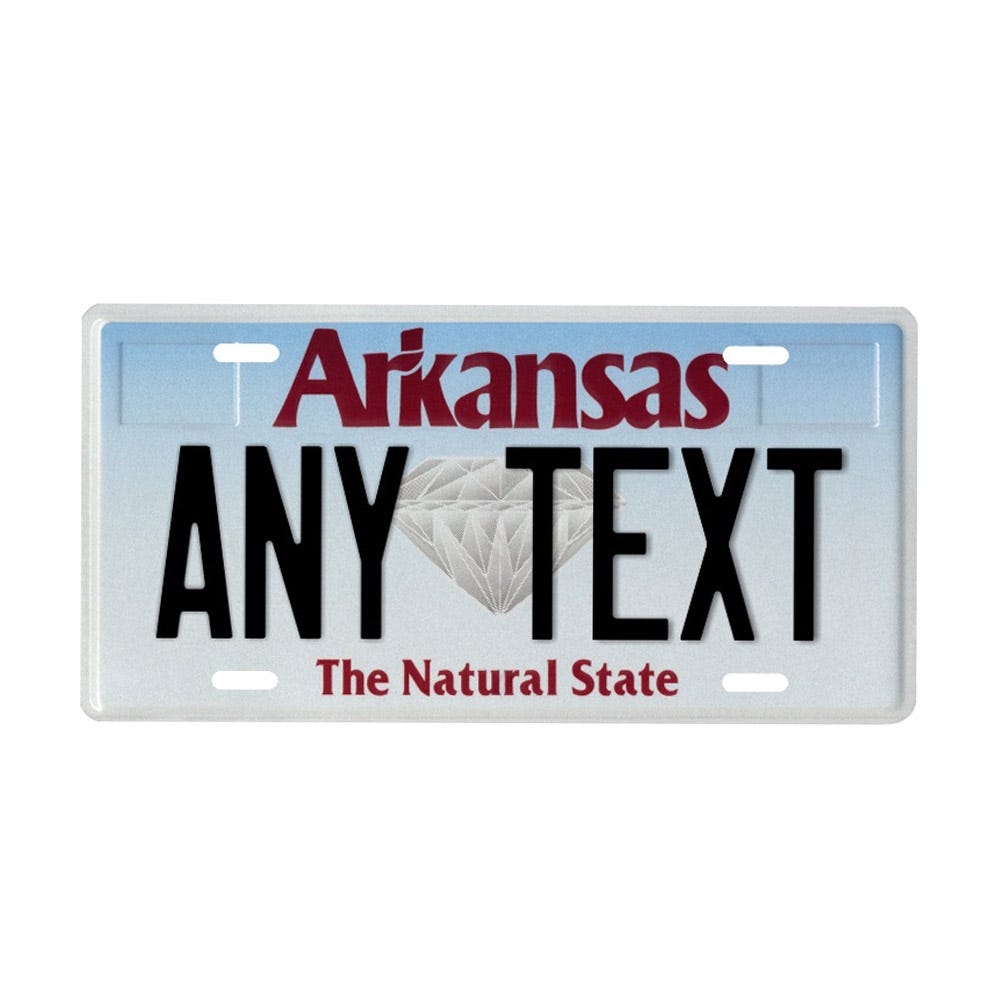Arkansas License Plate — Nene Solutions - Nenesolutions - Medium
