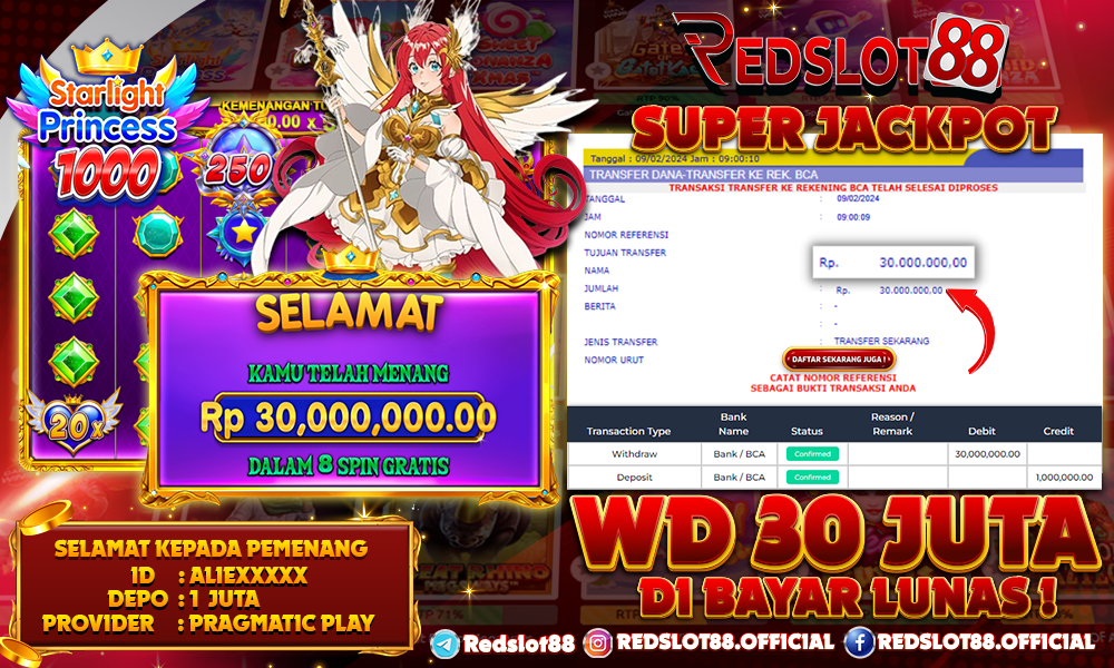 KEMENANGAN BERMAIN DI REDSLOT88 JOIN NOW : https://heylink.me/redslot88official/ - REDSLOT88 ...