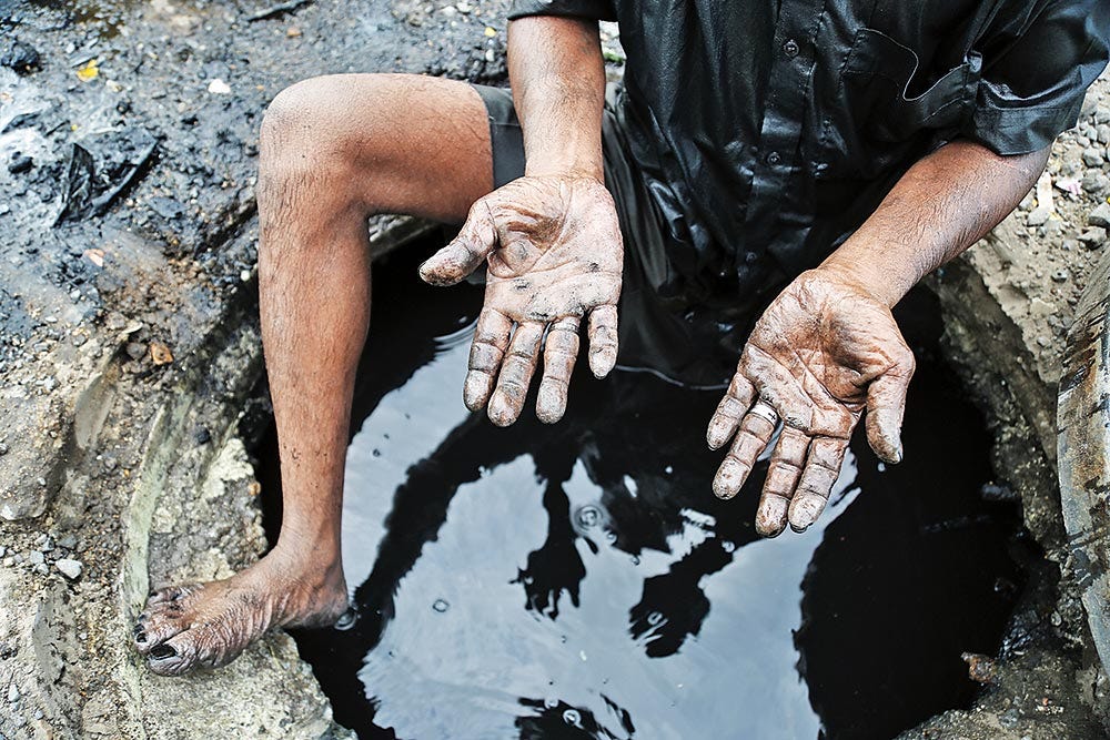 Manual Scavenging —The Evil still existing in India. | by Malified Bug ...