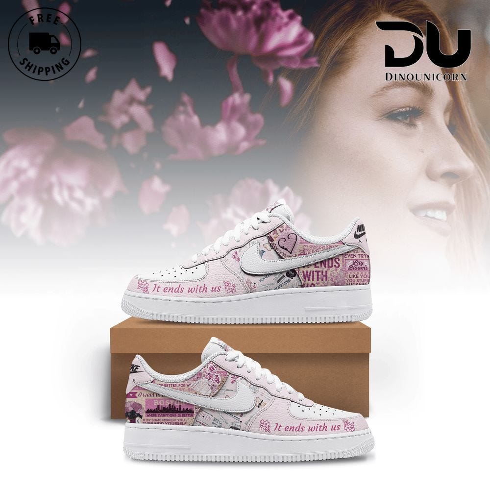 It Ends With Us — Colleen Hoover Limited Edition Air Force 1 Sneaker ...