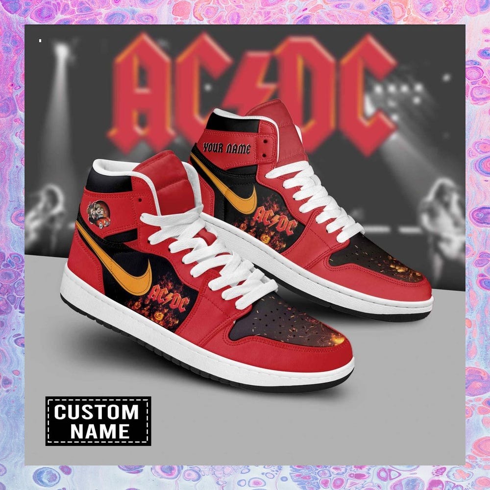 BEST ACDC Band CUSTOM Air Jordan Sneaker - Astarstyle Store - Medium