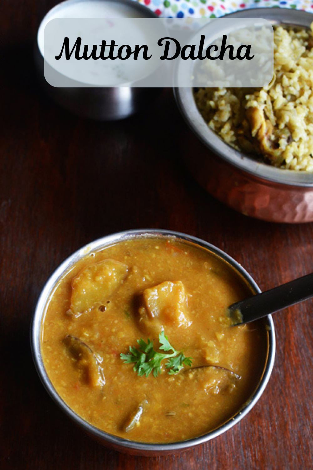 Mutton Dalcha Indian Dish - Taaj Recipes - Medium