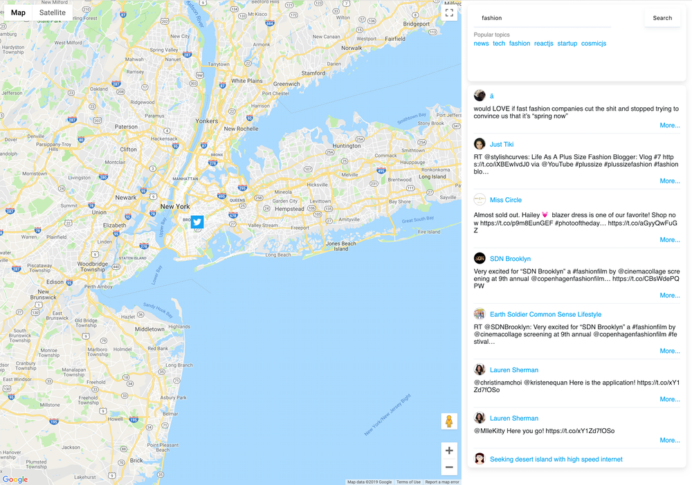 How to Build a Location-based Twitter Search App with React and Cosmic ...