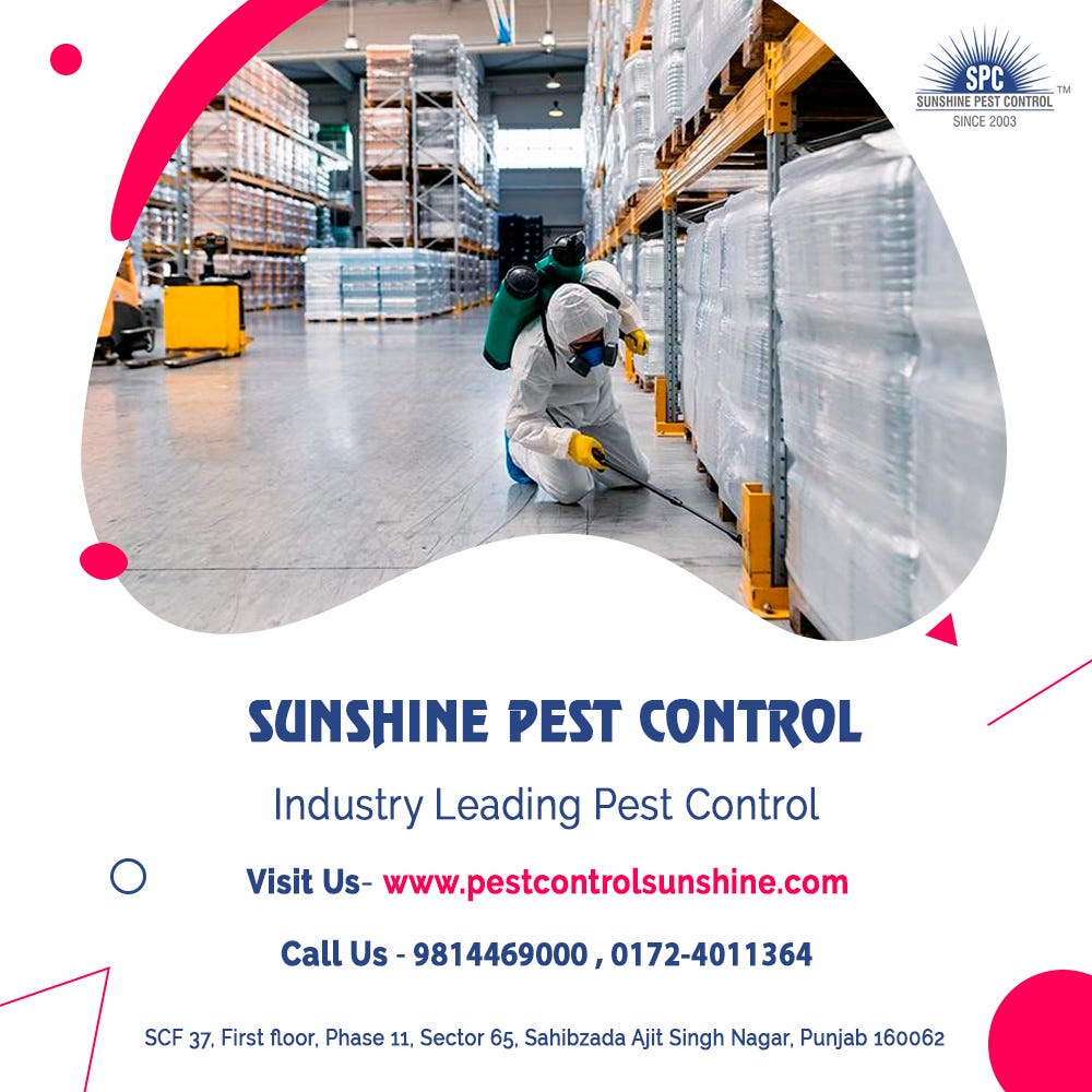 Industry Leader In Pest Control - Sunshine Pest Control(Mr. Arshi Singh ...