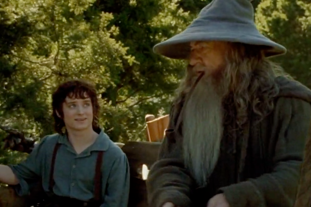 Lord Of The Rings Frodo And Gandalf