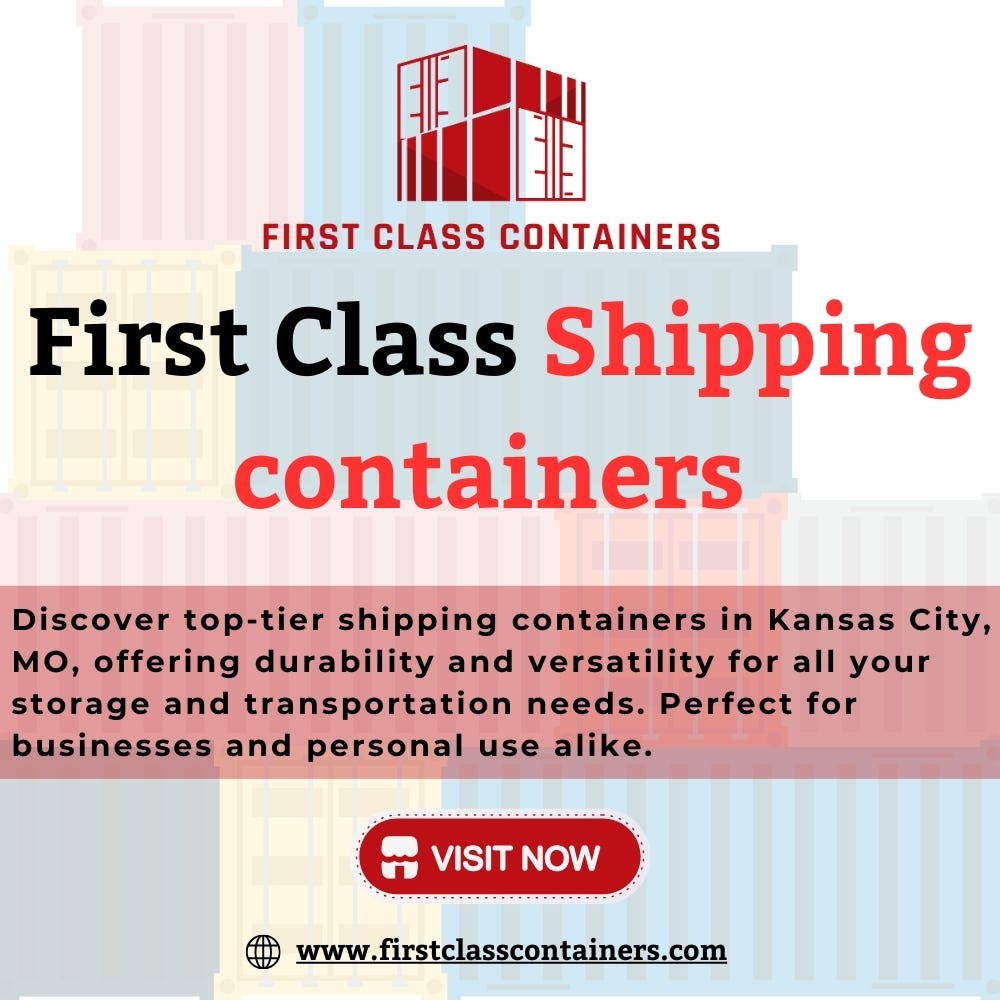 Shipping containers Kansas City, MO - First Class Containers - Medium