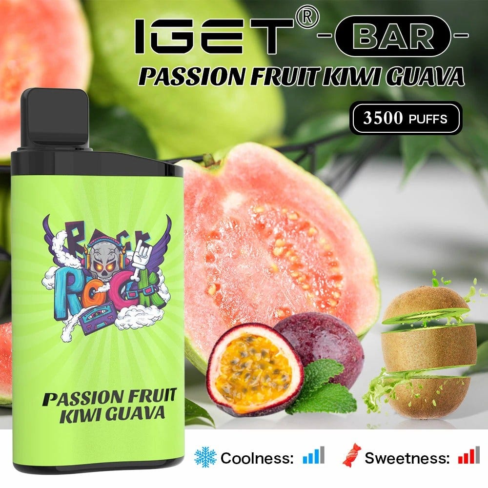 IGET BAR & PASSION FRUIT KIWI GUAVA - Ivapeman - Medium
