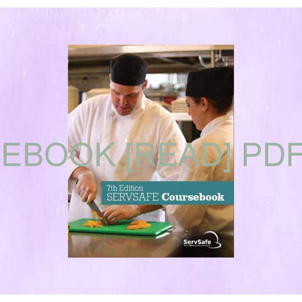 ((P.D.F))^^ ServSafe CourseBook with Online Exam Voucher (7th Edition) (Download) Read | by ...