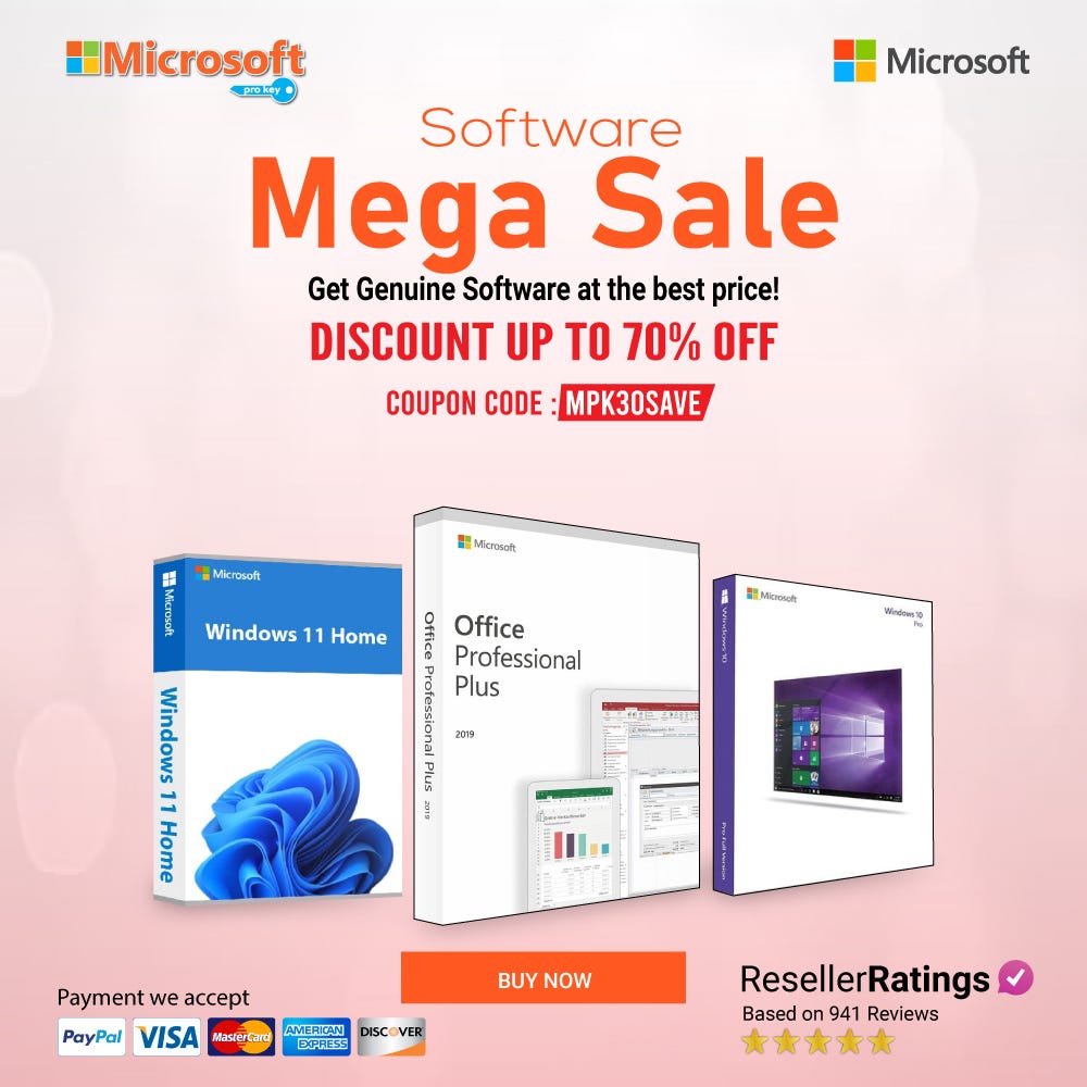 Mega Sale Alert: Get Genuine Microsoft Software at Unbeatable Prices ...